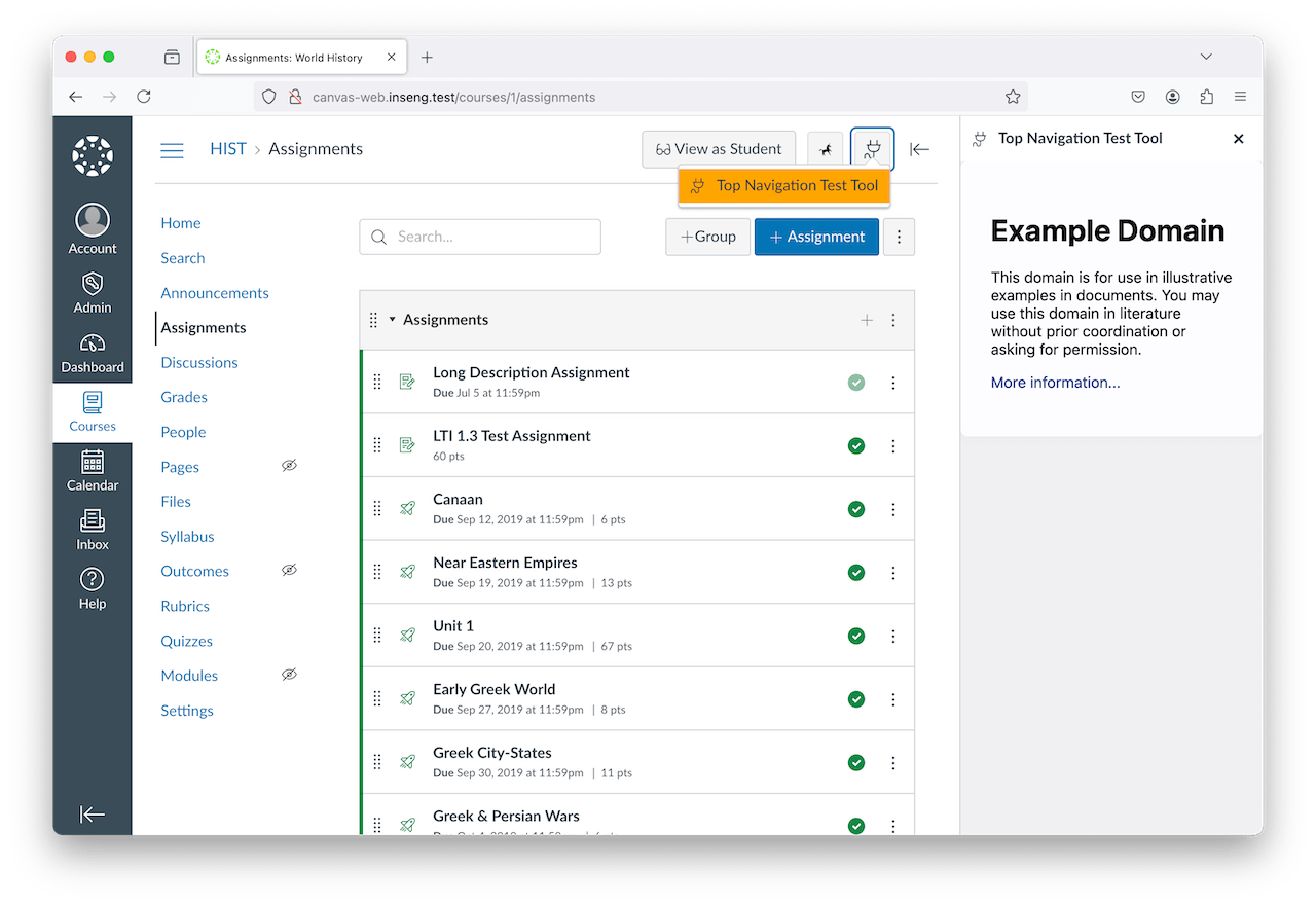 # Placements Overview - Canvas LMS REST API Documentation